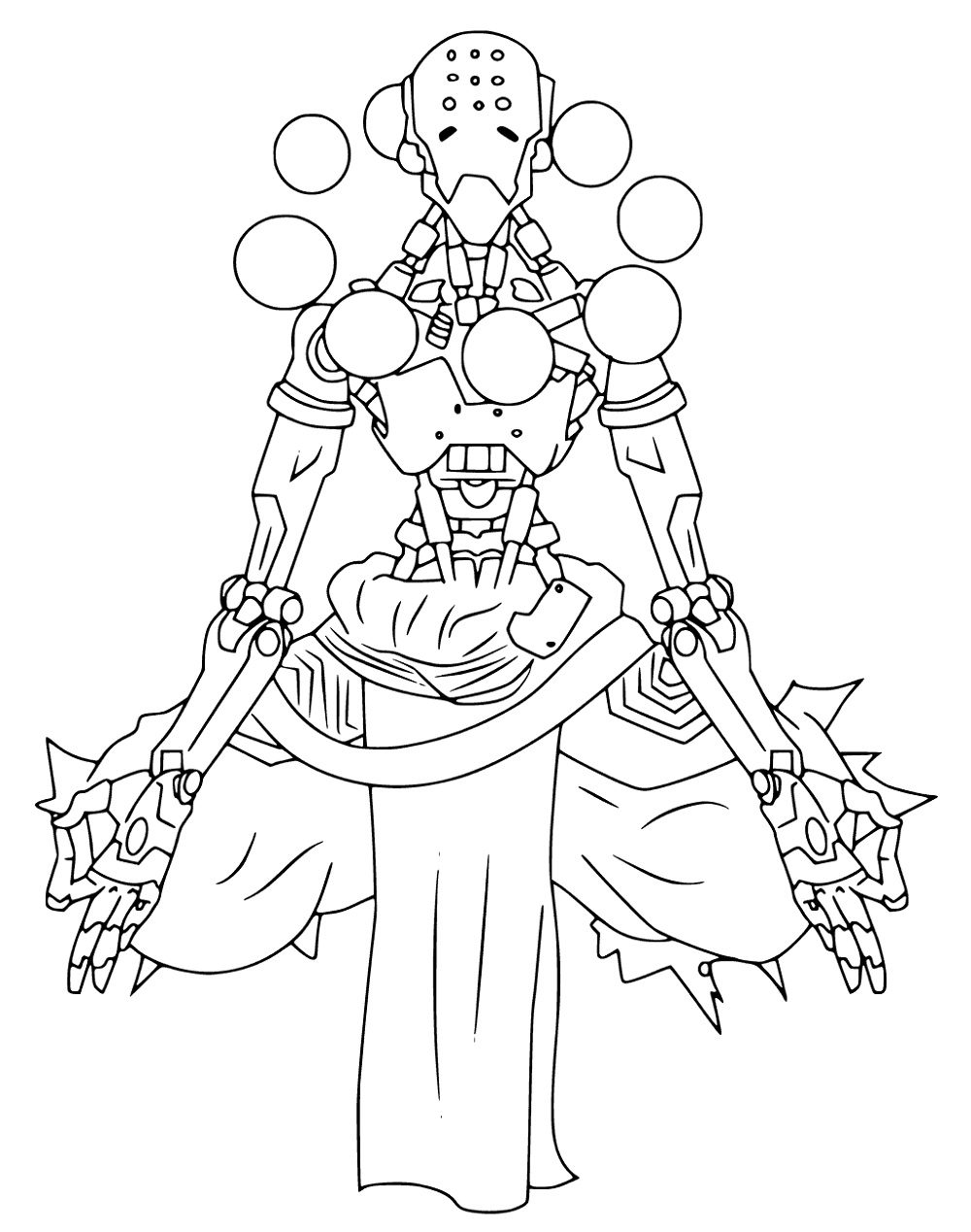 Overwatch Coloring Pages Print And Colorcom Sketch Coloring Page